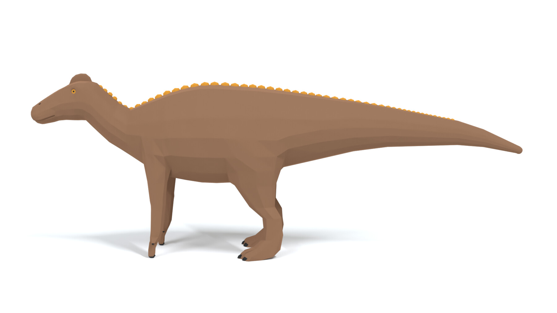 ArtStation - Low Poly Cartoon Edmontosaurus Dinosaur | Game Assets