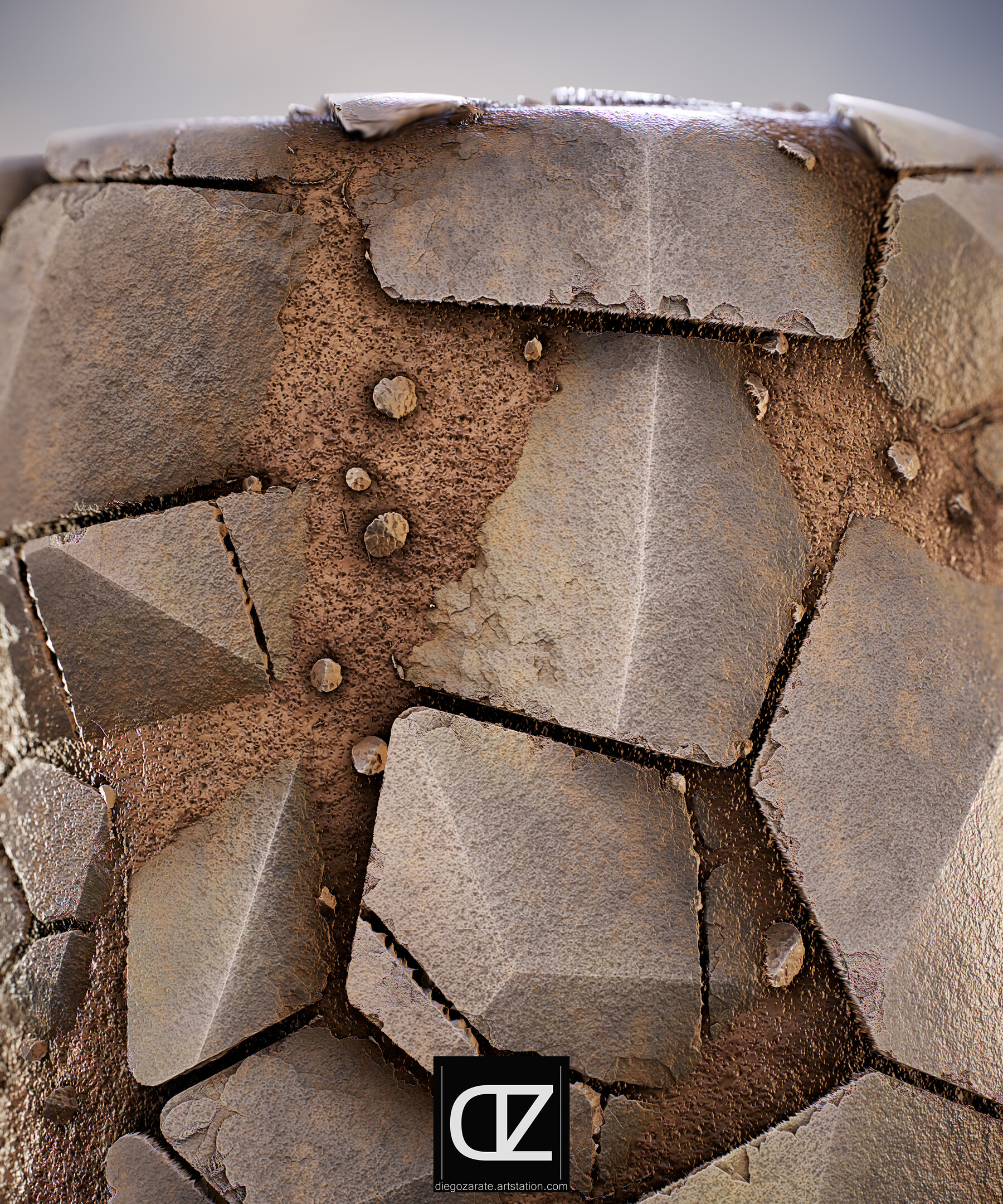 ArtStation - PBR - ABNORMAL STYLIZED SEA ROCKS - 4K MATERIAL | Game Assets