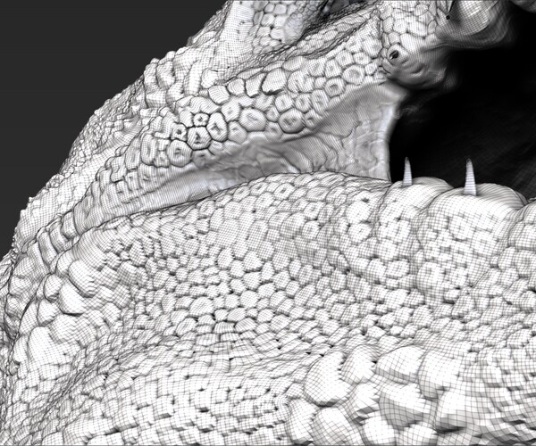 ArtStation - Mosasaurus Sculpt Project | Game Assets