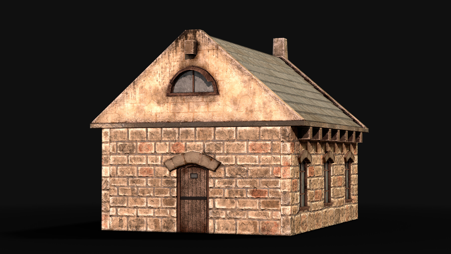ArtStation - Stone House Game Ready | Game Assets