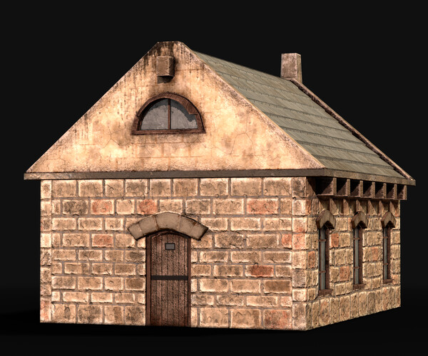 ArtStation - Stone House Game Ready | Game Assets