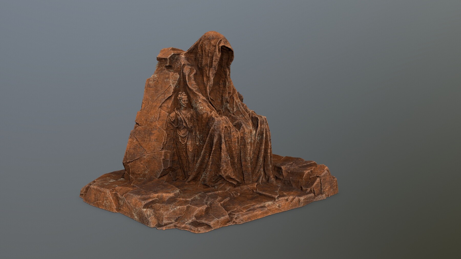 ArtStation - statue gate | Game Assets