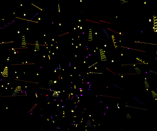 ArtStation - Animated Confetti 3D model | Resources