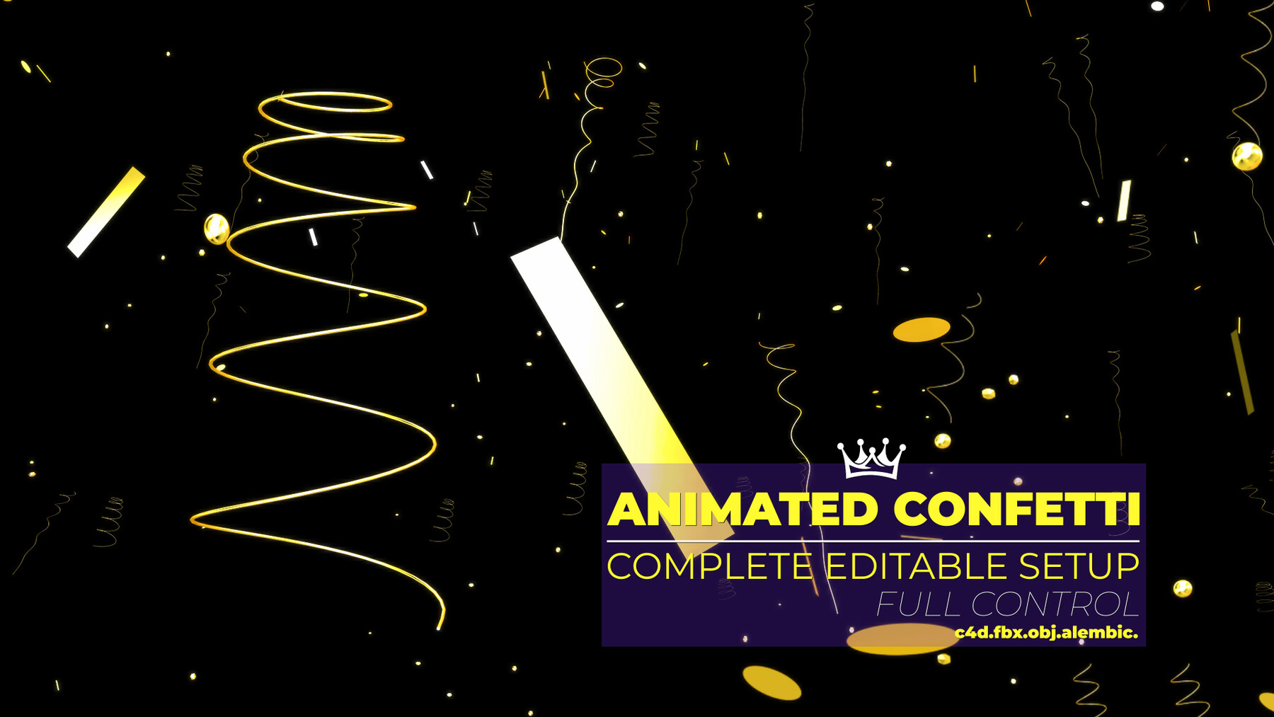 ArtStation - Animated Confetti 3D model | Resources