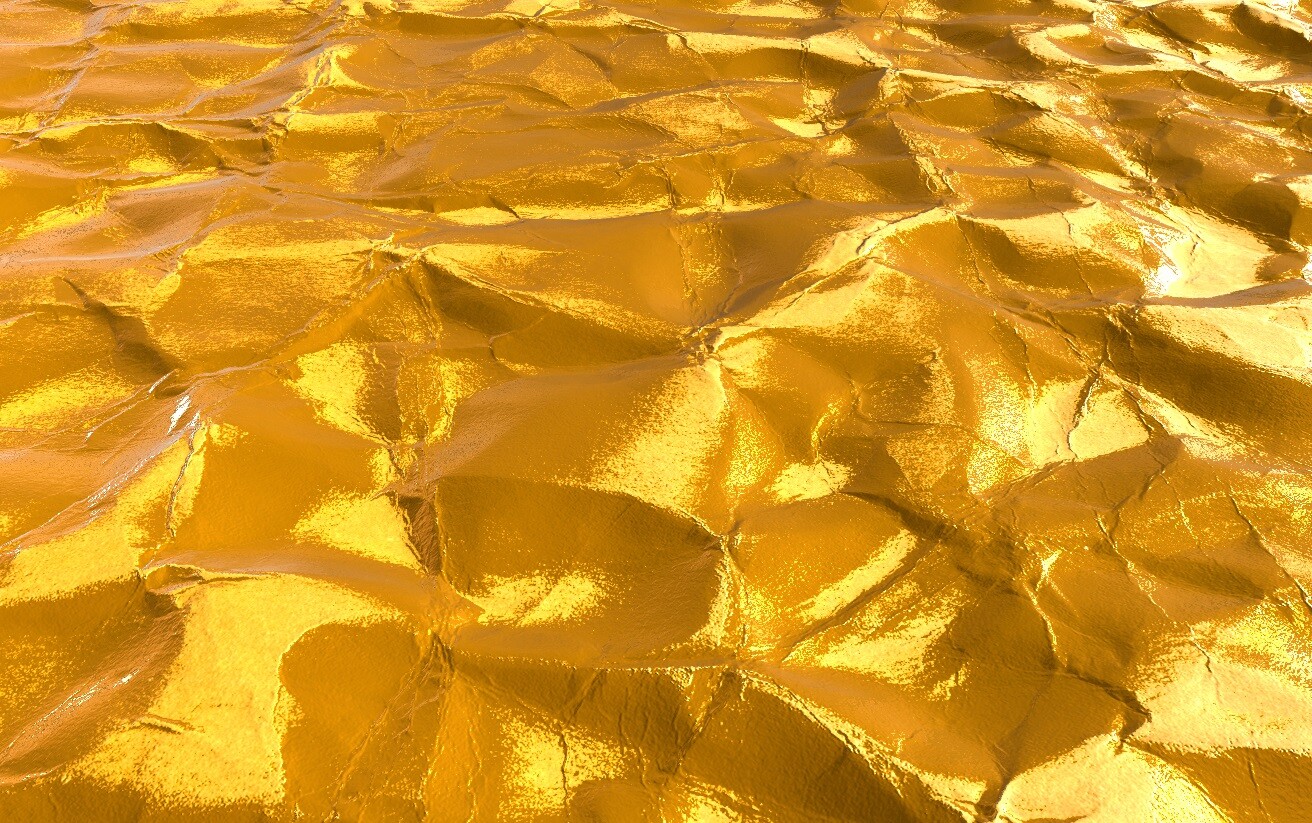 ArtStation - Gold Wrapper Texture | Game Assets