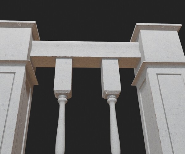 ArtStation - Handrail Staircase | Game Assets