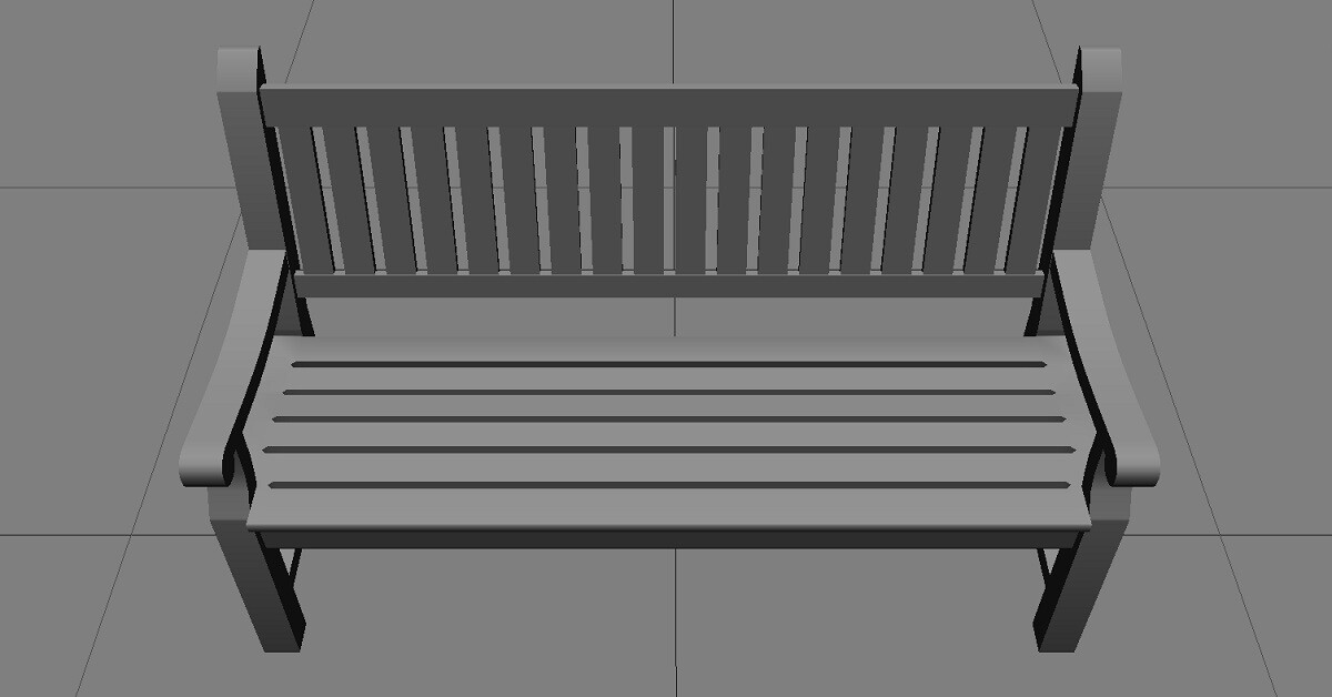 ArtStation - Garden Bench | Game Assets