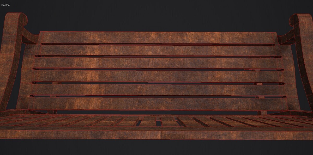 ArtStation - Garden Bench | Game Assets