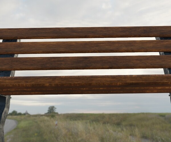 ArtStation - Park Bench | Game Assets