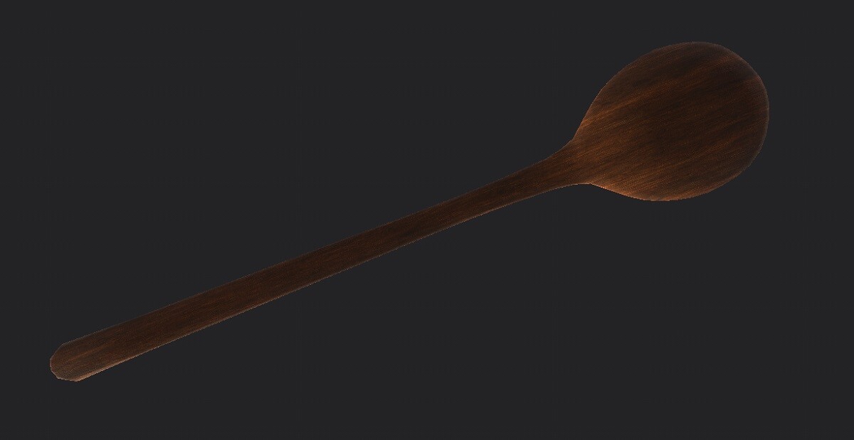 ArtStation - Wooden Spoon 2 | Game Assets