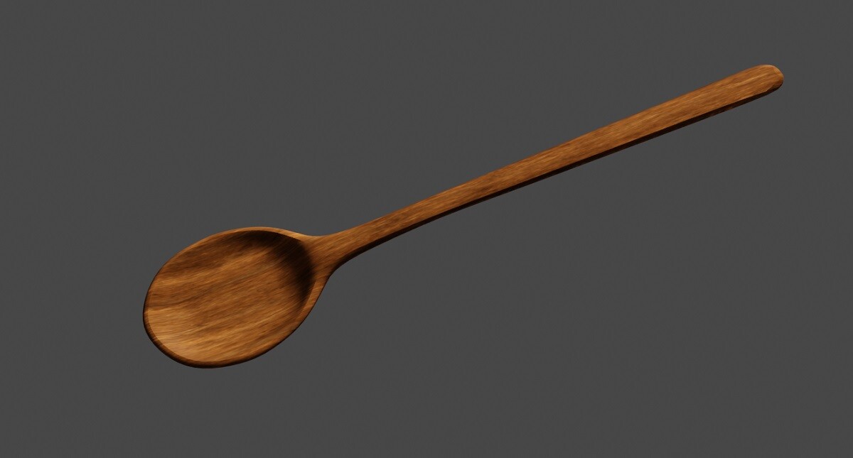 ArtStation - Wooden Spoon 2 | Game Assets