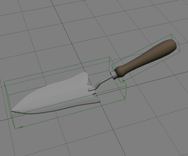 ArtStation - Trowel 3D Model | Game Assets