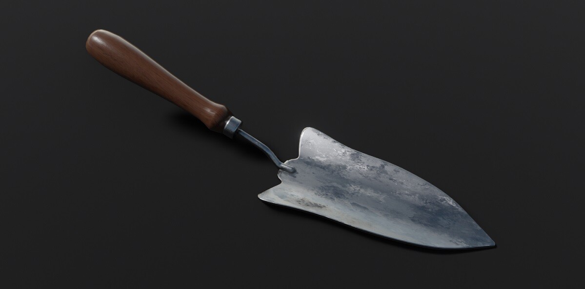 ArtStation - Trowel 3D Model | Game Assets