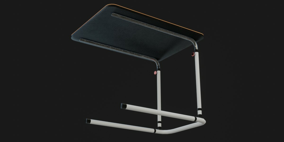 ArtStation - Overbed Table 3D Model | Game Assets