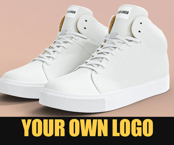 ArtStation - High top sneakers | Game Assets