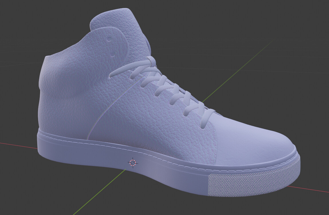ArtStation - High top sneakers | Game Assets