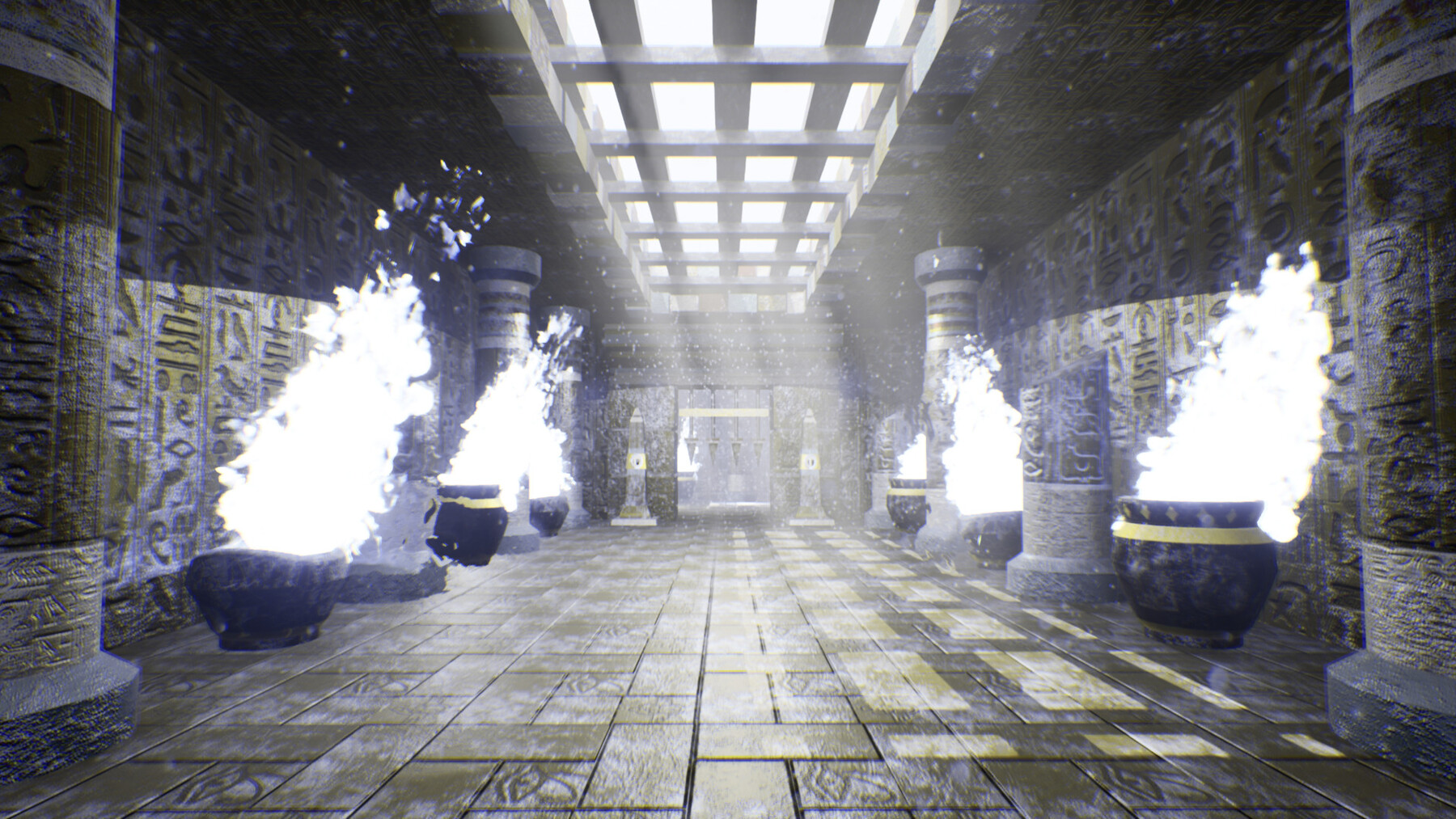 ArtStation - Frozen/Unfrozen Egyptian Temple | Game Assets