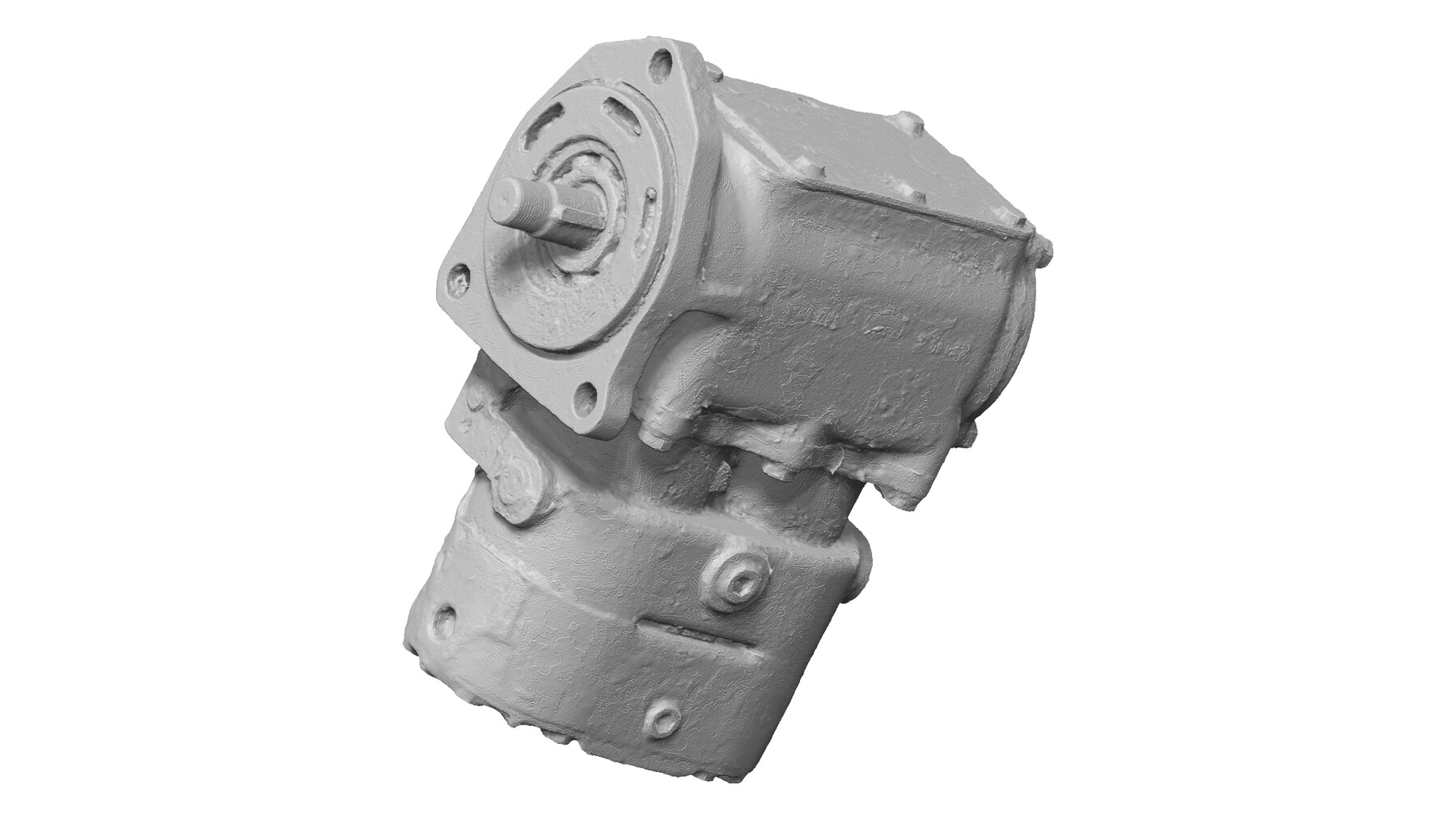ArtStation - Old Engine Part Raw Scanned 3D Model | Resources