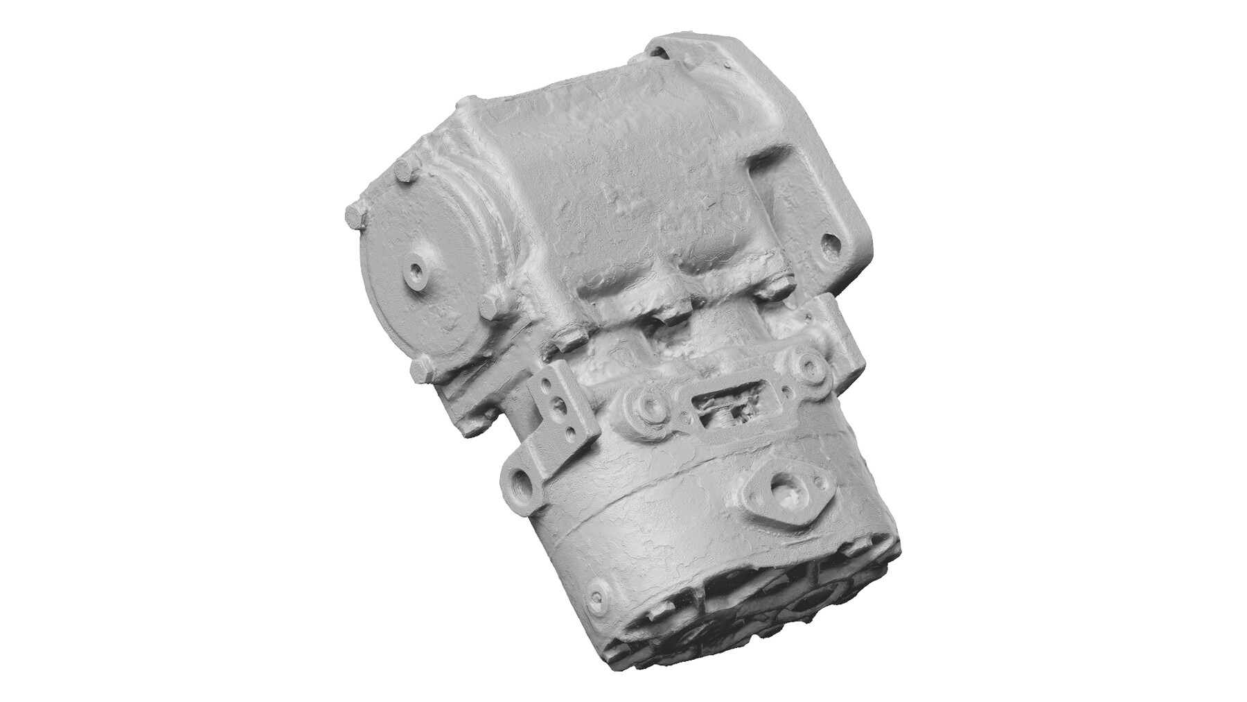 ArtStation - Old Engine Part Raw Scanned 3D Model | Resources