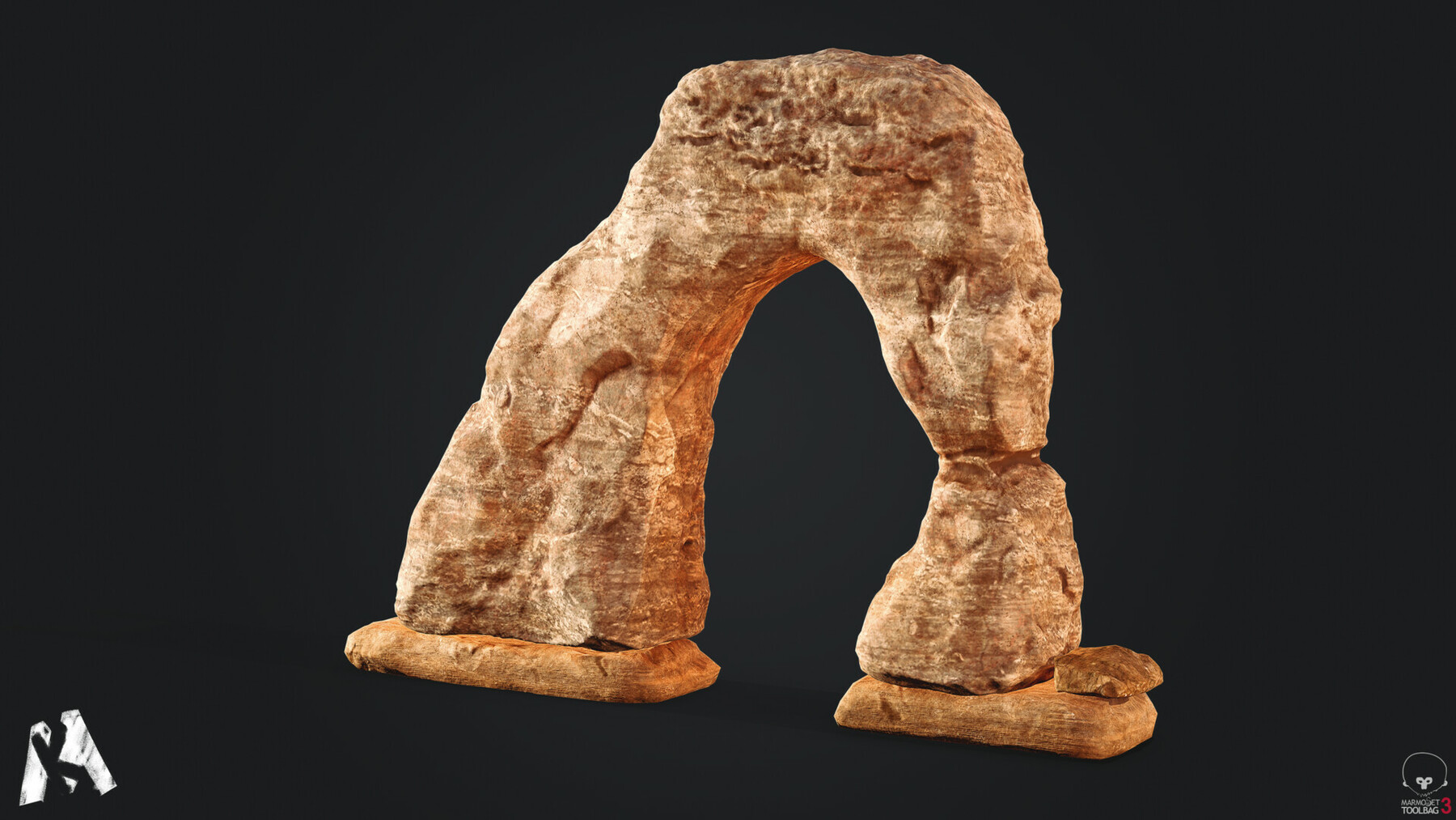 ArtStation - Arch Rock Formation 001 | Game Assets