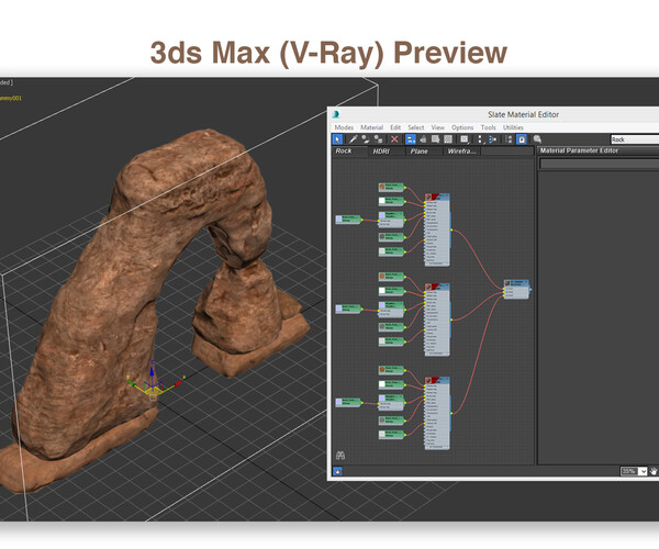 ArtStation - Arch Rock Formation 001 | Game Assets