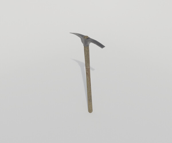 ArtStation - Low poly pickaxe Low-poly 3D model | Game Assets