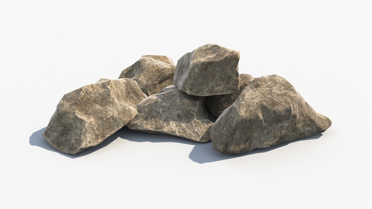 ArtStation - Small Rocks Collection | Game Assets