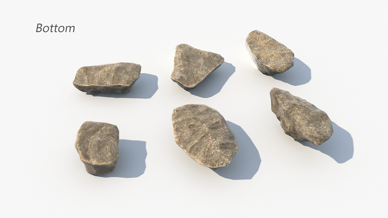 ArtStation - Small Rocks Collection | Game Assets