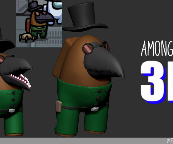 ArtStation - 3d Among Us | Game Assets