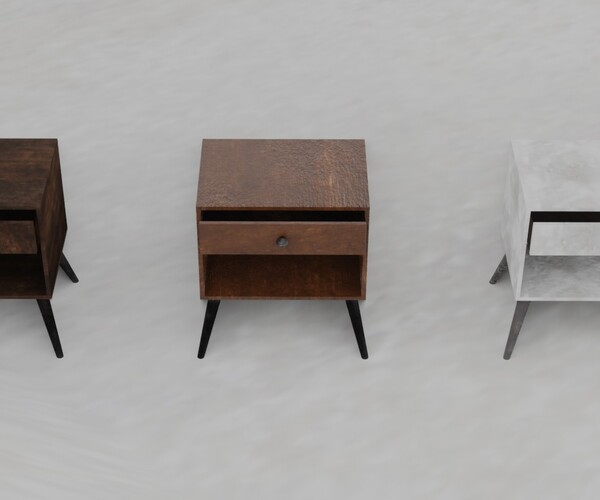 ArtStation - Bedside Table Collection | Game Assets