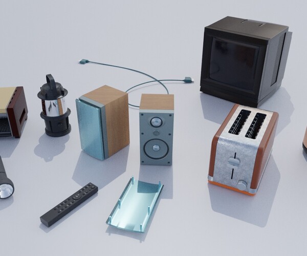ArtStation - Electrical Applicances Kit | Game Assets
