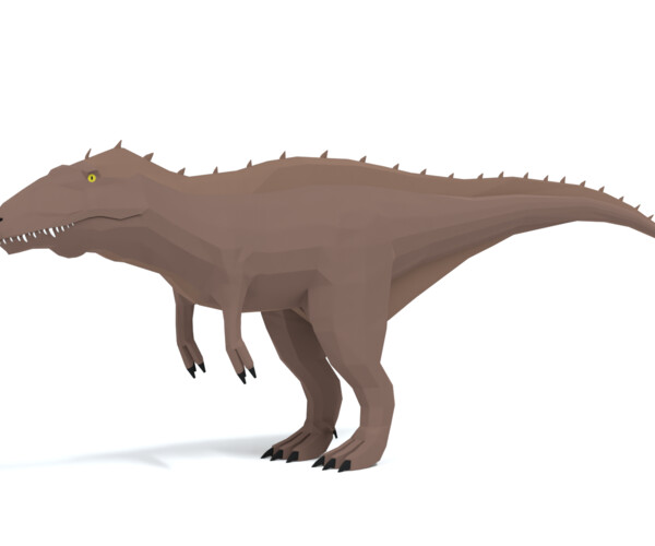 ArtStation - Low Poly Cartoon Edmontosaurus Dinosaur | Game Assets