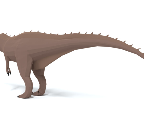 ArtStation - Low Poly Cartoon Edmontosaurus Dinosaur | Game Assets