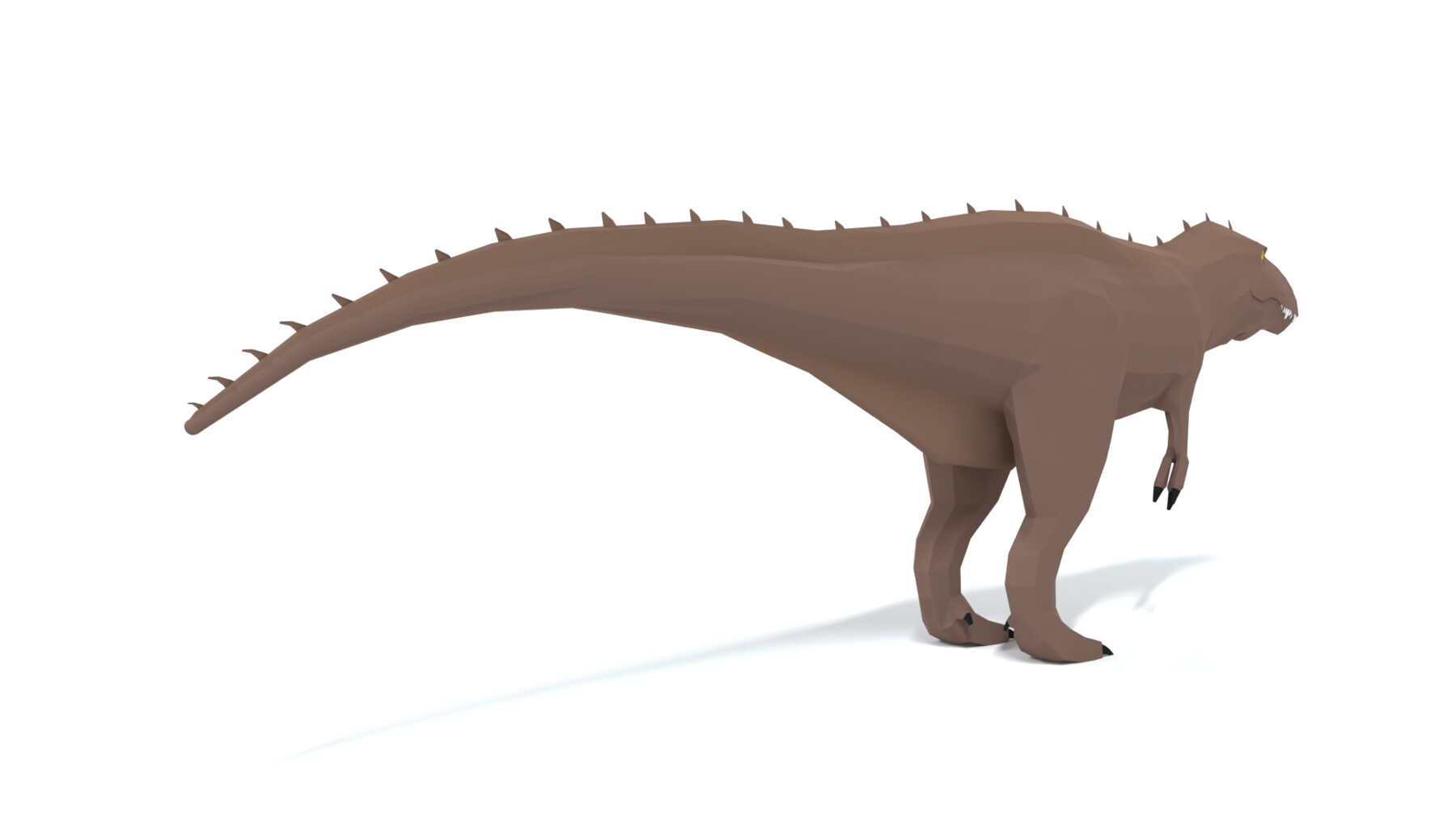 ArtStation - Low Poly Cartoon Edmontosaurus Dinosaur | Game Assets