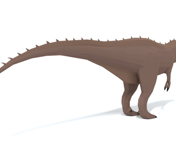 ArtStation - Low Poly Cartoon Edmontosaurus Dinosaur | Game Assets