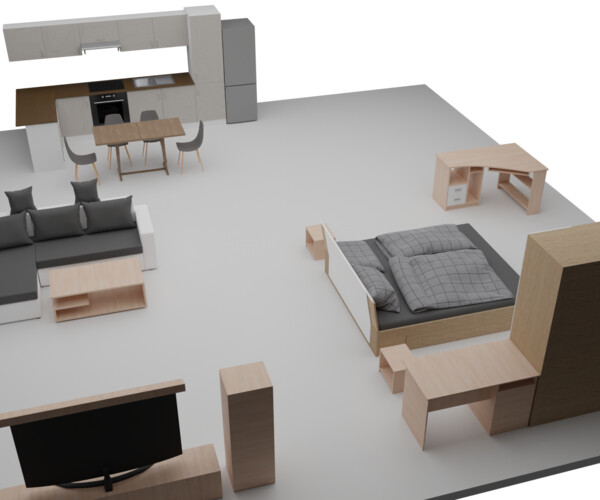 ArtStation - Small House Asset | Game Assets