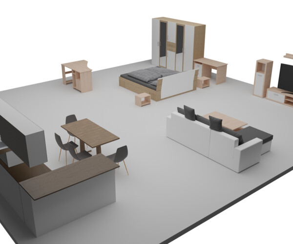 ArtStation - Small House Asset | Game Assets