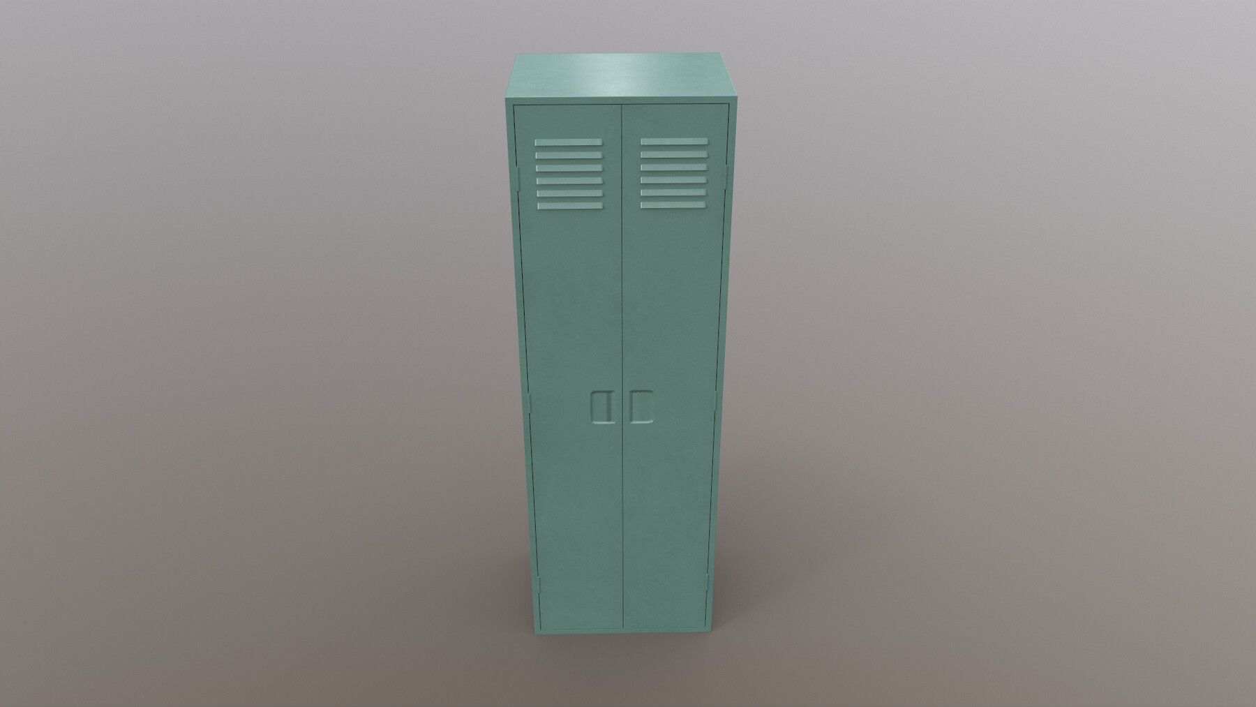 ArtStation - PBR School Gym Locker 09 - Green Light | Game Assets