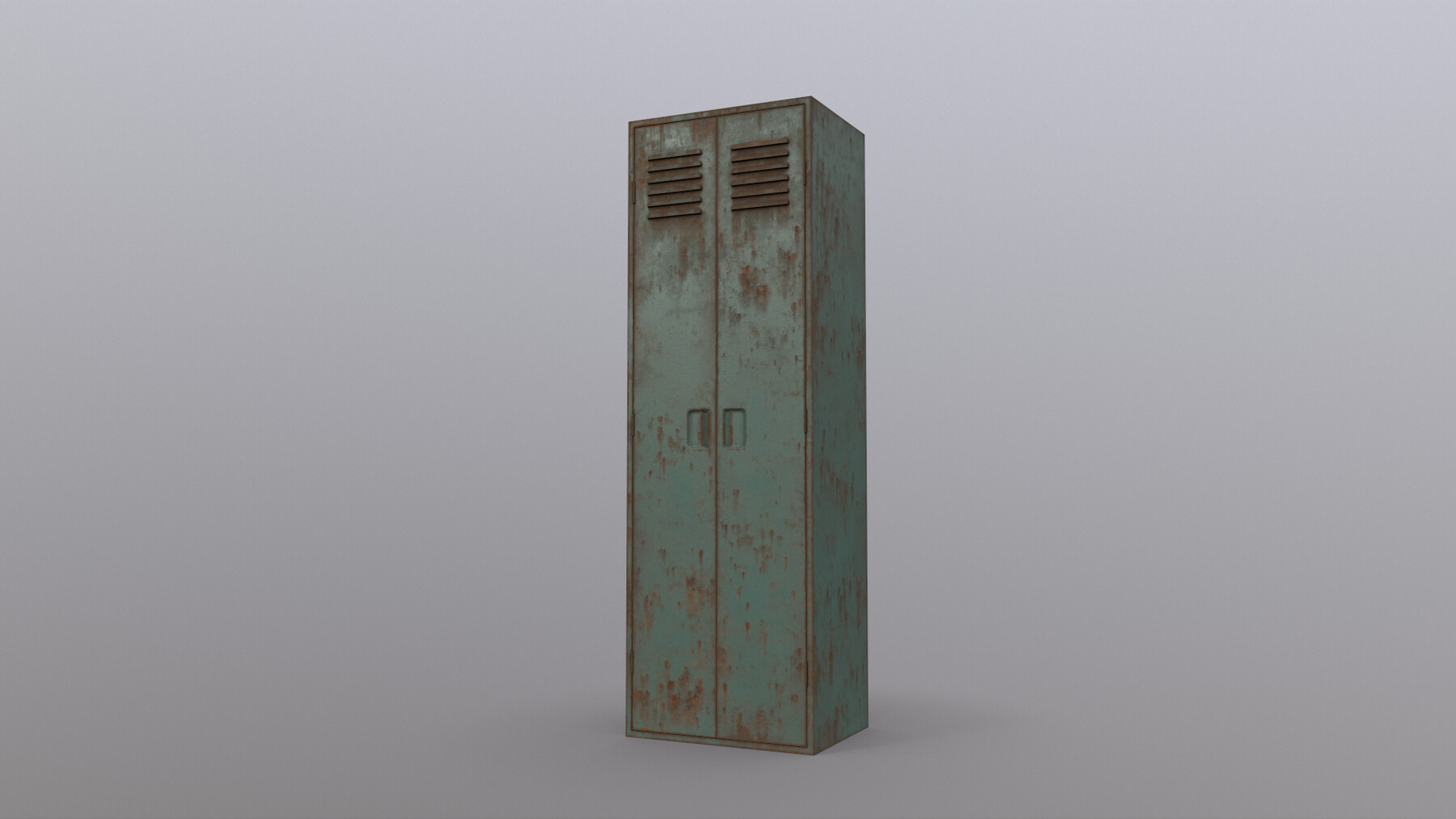 ArtStation - PBR School Gym Locker 09 - Green Light | Game Assets