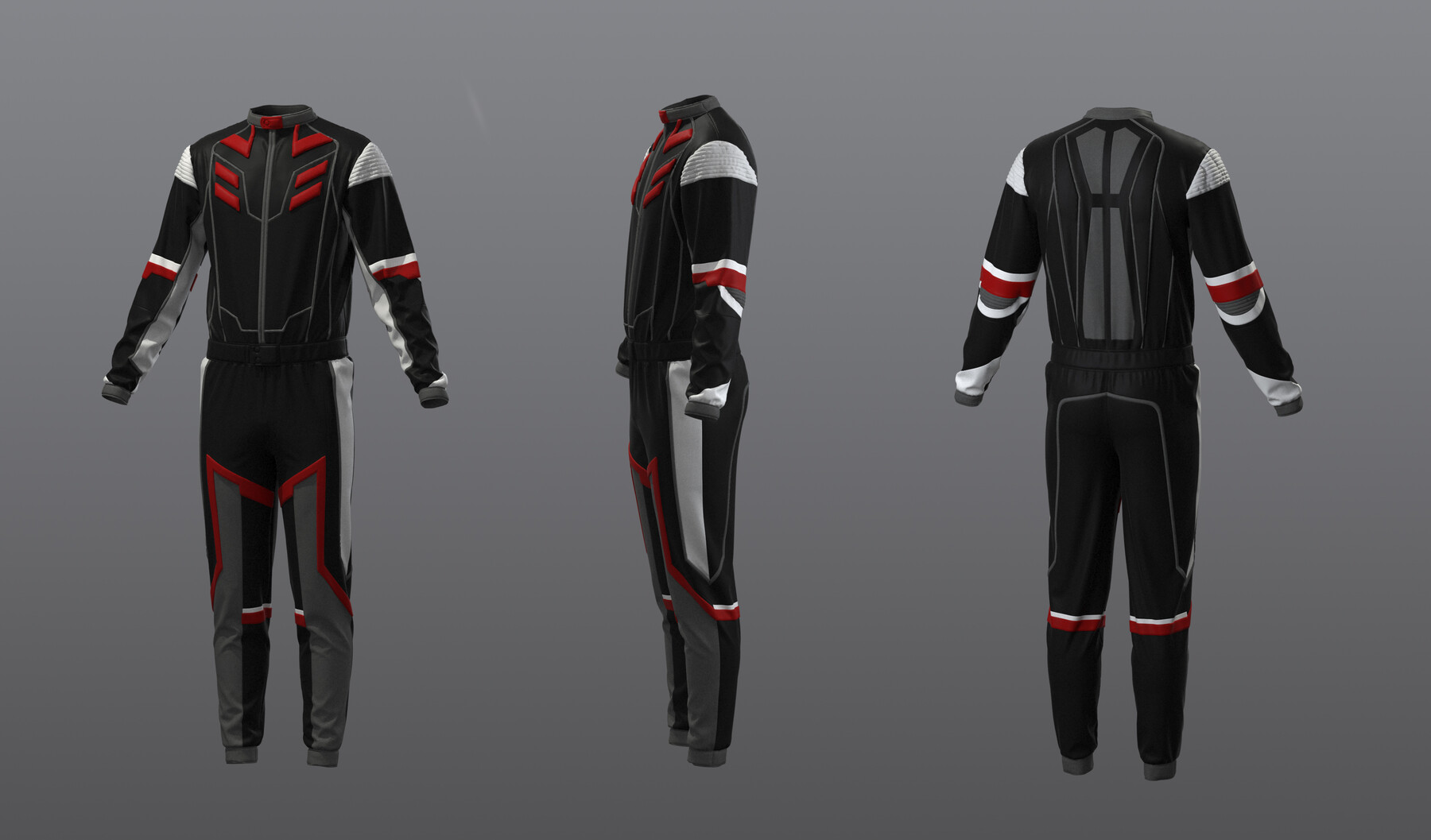 ArtStation - Racer suit | Game Assets