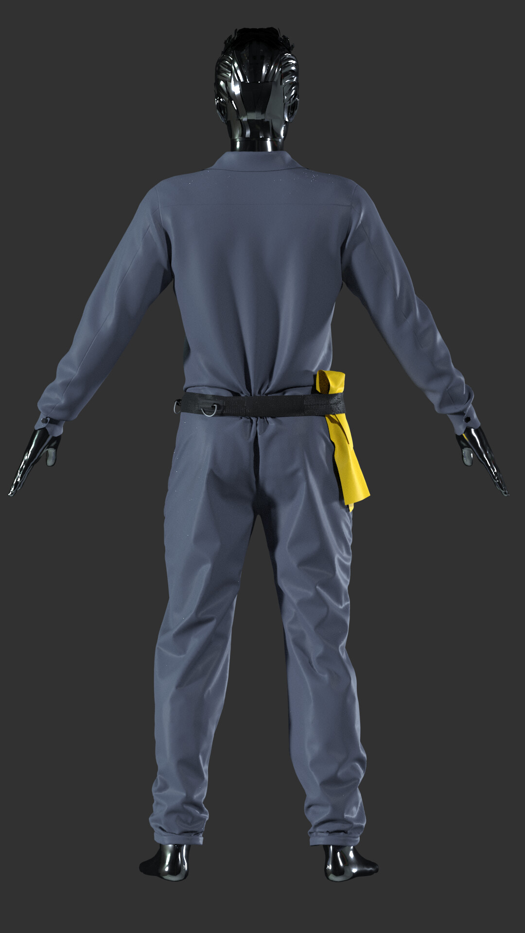 ArtStation - Male Overall/Janitor Marvelous/CLO project + OBJ | Game Assets