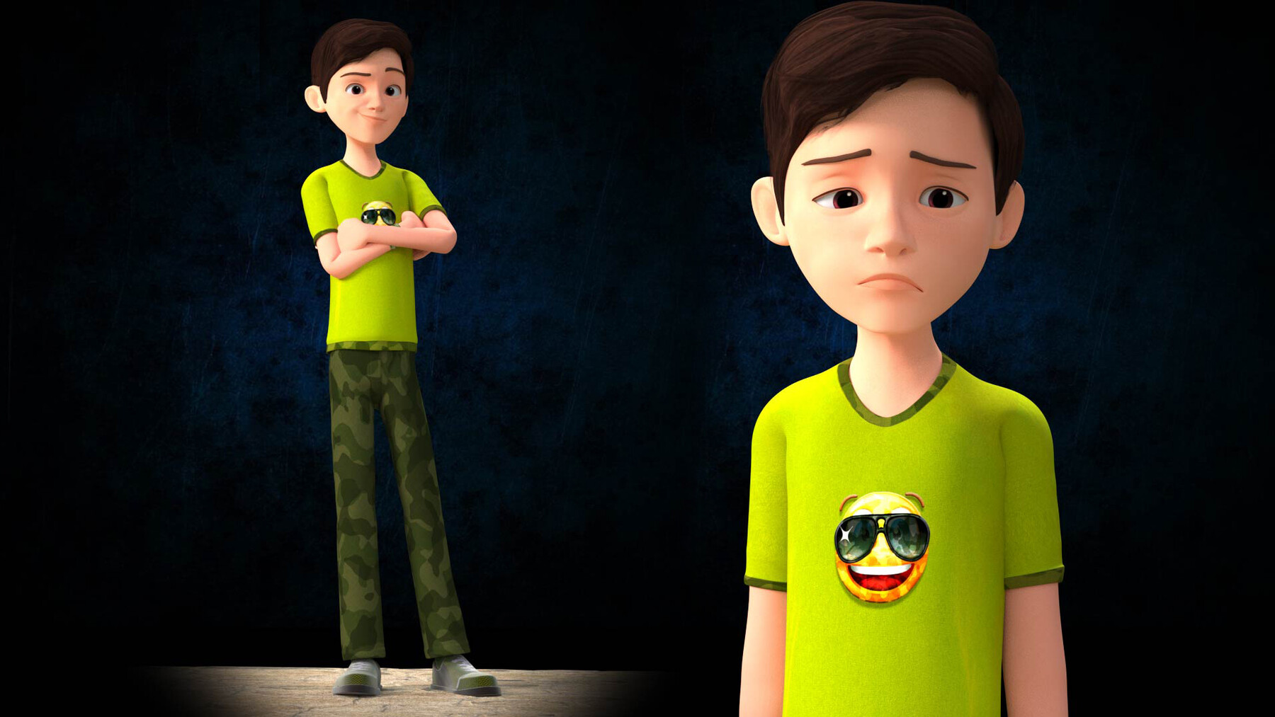 ArtStation - CARTOON RIGGED BOY - 3D CUTE COOL BOY MODEL | Resources