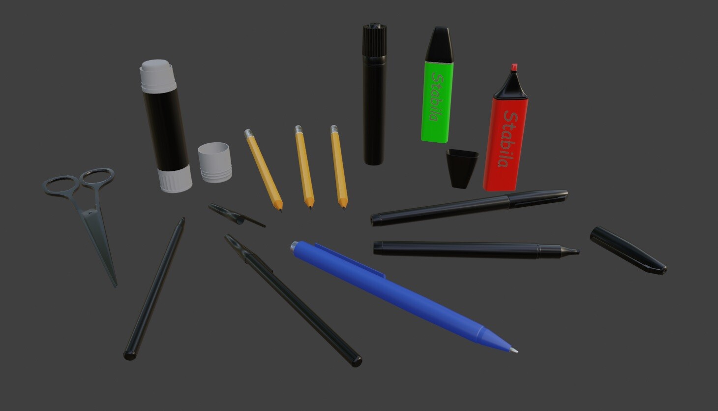 ArtStation - Stationery Pack | Game Assets