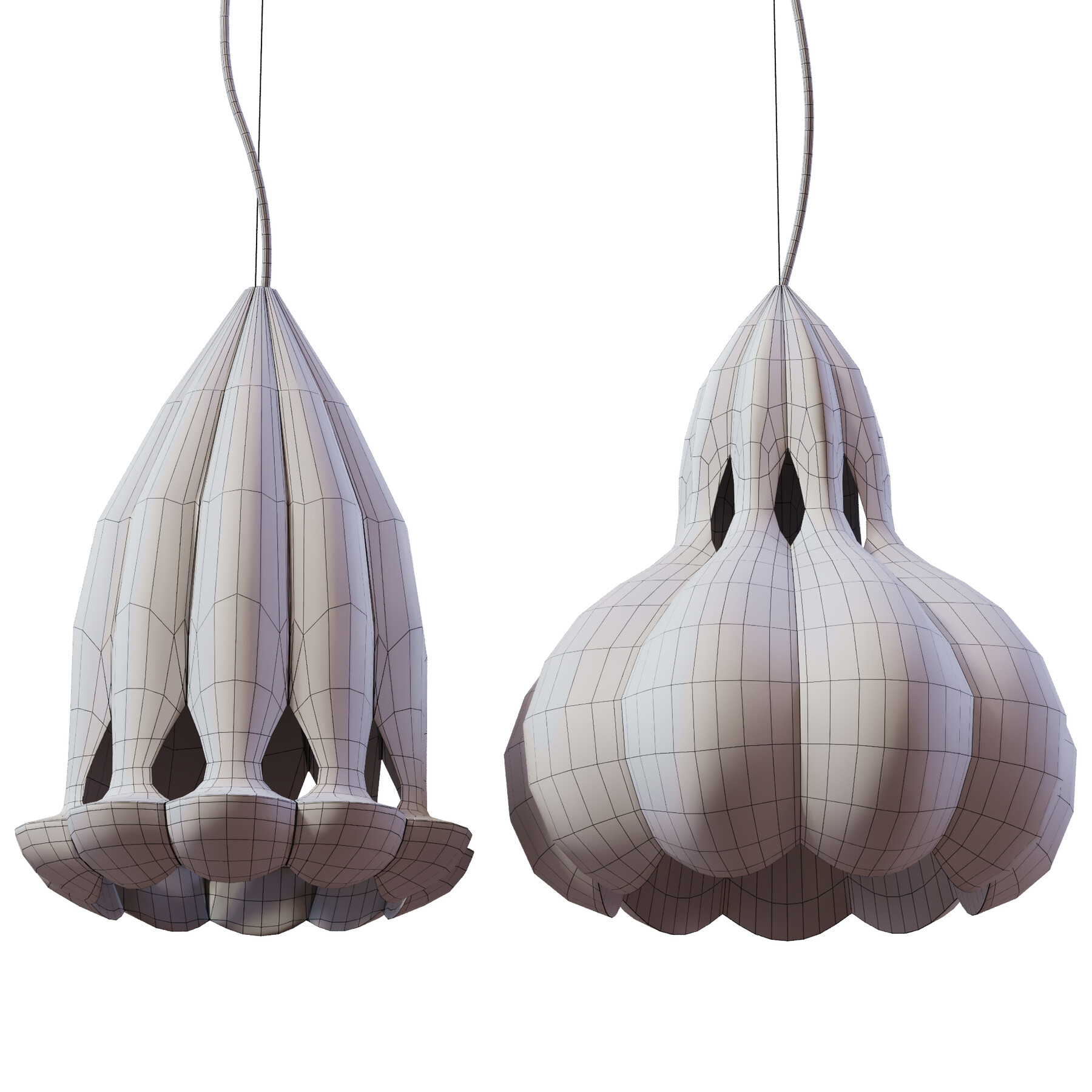 ArtStation - Laszlo Tompa Flower Pendant Light | Resources