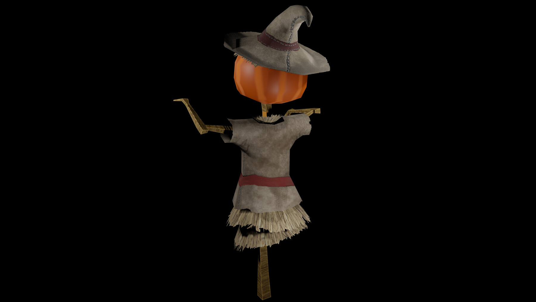 ArtStation - Low Poly Scarecrow Game ready asset | Game Assets