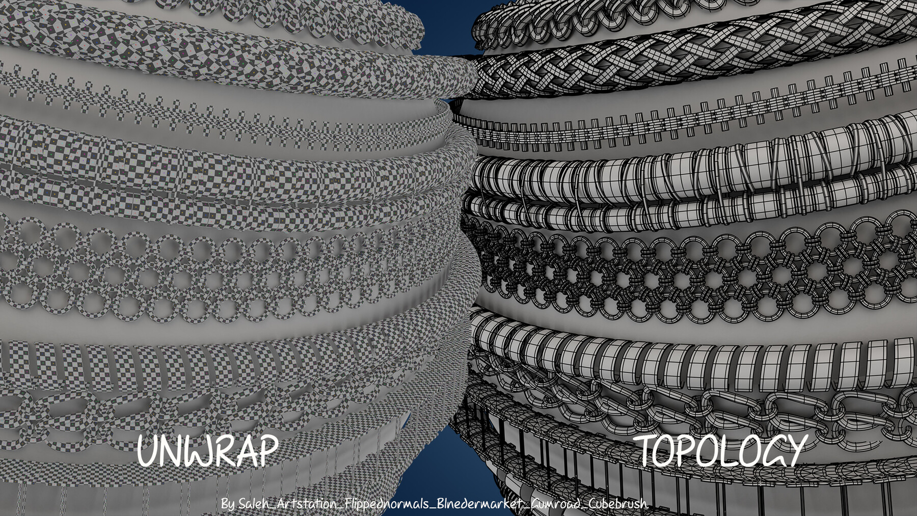 ArtStation - 50 Blender Rope Tools 2 _ Cable , Rope , Chain | Resources