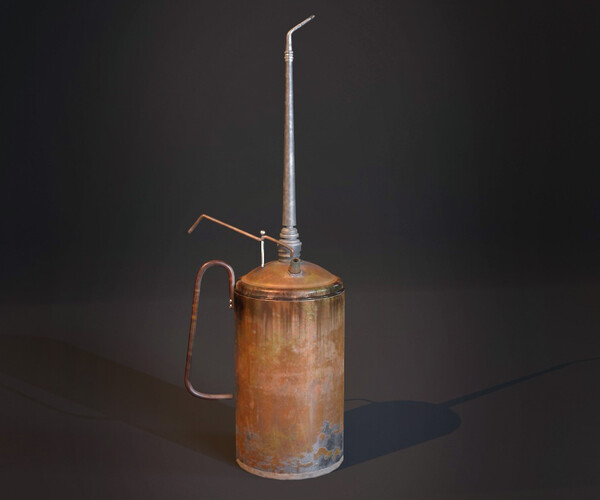 ArtStation - 5 Oil cans 3d model With 4K texture + Metal & Wood Grunge ...