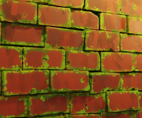 ArtStation - Stylized wall texture 8 Variations | Resources