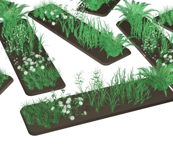 ArtStation - Herbage Various Set 6 piece | Resources