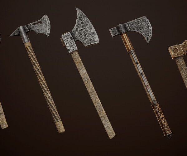 ArtStation - Medieval Weapons Pack Vol.4 | Game Assets